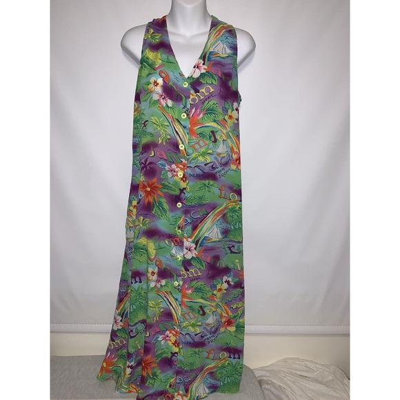 Jams World | Dresses | Jams World Jamaica Floral Hawaiian Midi Dress ...